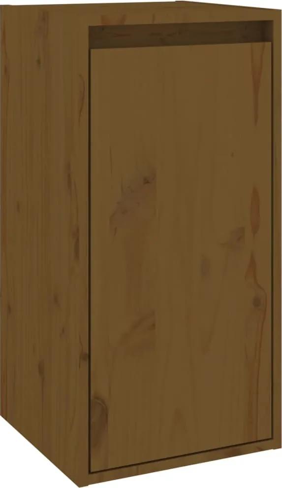 vidaXL TV skříňky 5 ks masivní borové dřevo [3100272] Barva: Bílá