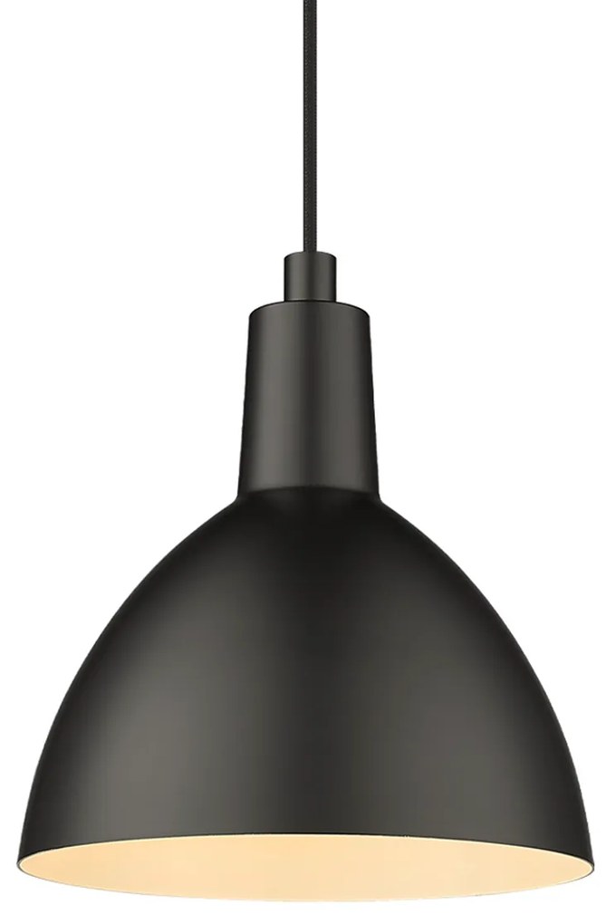 Halo Design 739042 závěsné svítidlo Metropole, kov, černé, G9, ø15cm