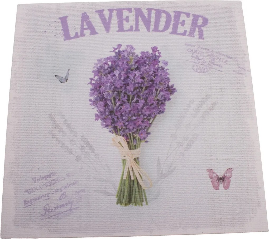 Obraz na plátně Lavender, 28 x 28 cm