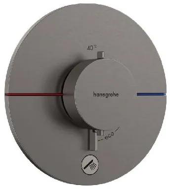 Hansgrohe ShowerSelect Comfort - Termostatická baterie pod omítku, kartáčovaný černý chrom 15562340