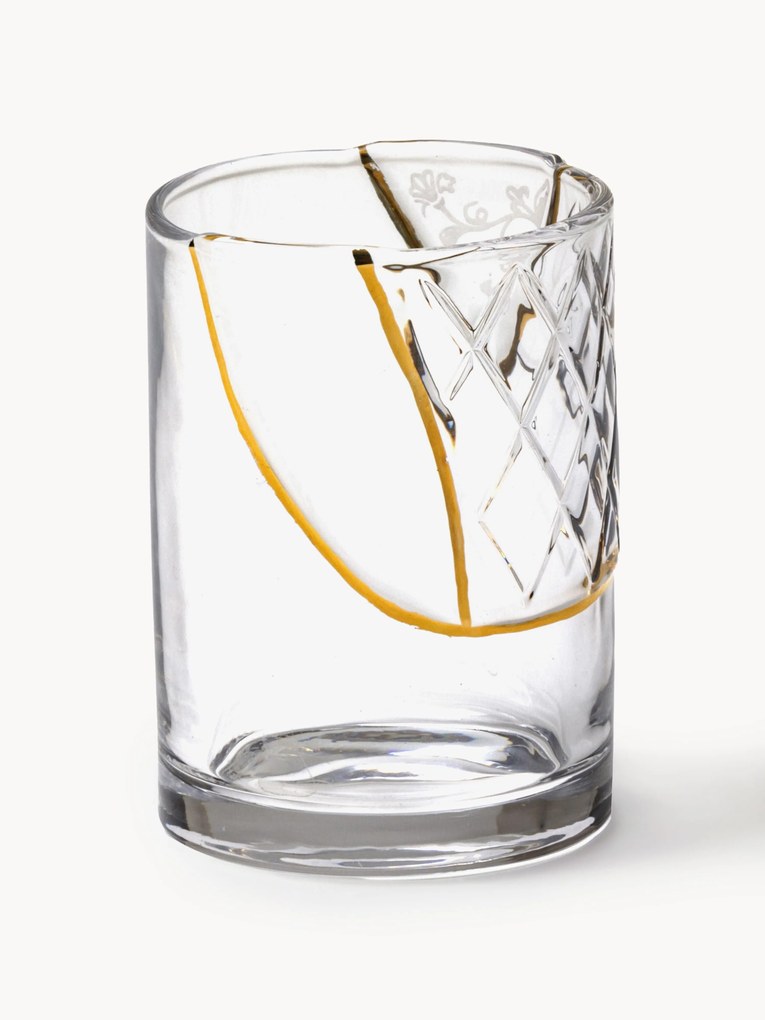Křišťálová sklenice Kintsugi
