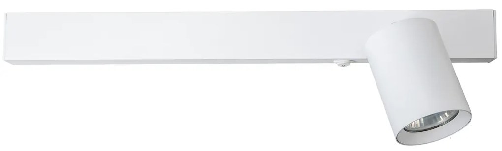 Nástěnné svítidlo Magnet Right, 1x bílé kovové stínítko + 1x LED 5W, w
