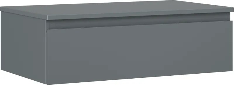 Mexen Orio, koupelnová skříňka 80 cm s horní částí, 1 zásuvka, grafitová matná, 91A10-08023-1-BFC66