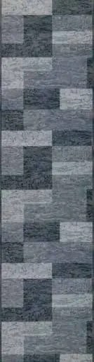 Associated Weavers, Protiskluzový běhoun na míru Icona 97, šíře 80 cm, šedá, chodba / předsíň