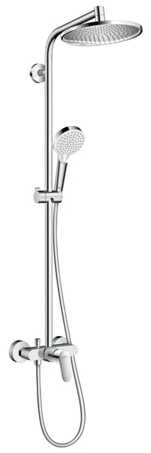 Hansgrohe Crometta S - Showerpipe 240 1jet s pákovou baterií, chrom 27269000