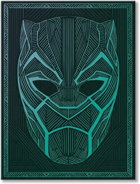 Obraz na plátně Marvel Black Panther Tribal Mask 60x80cm WDC100370