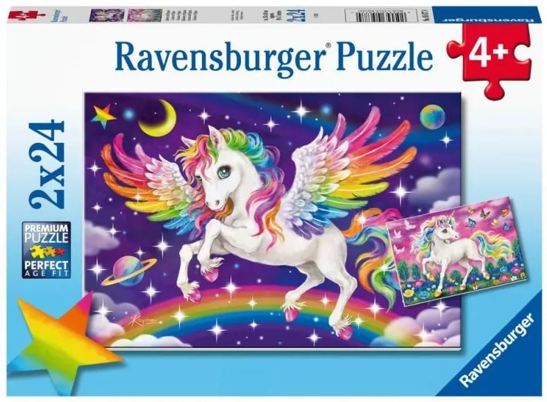 Ravensburger Jednorožec a Pegas 2x24 dílků