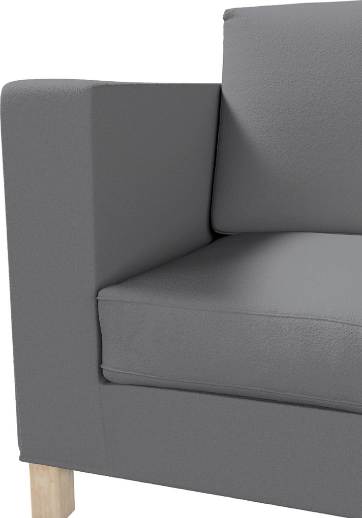 Potah na pohovku IKEA Karlanda 2-místná, krátký barva šedá látka pletený vzor