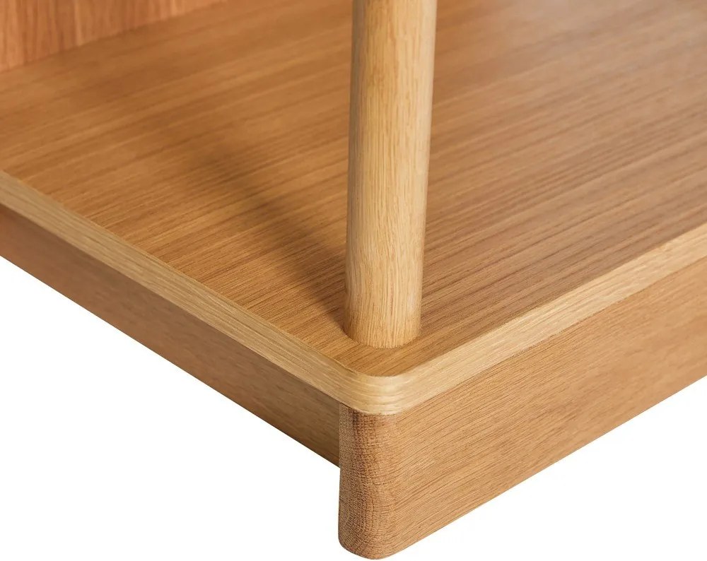 Regál v dekoru dubu v přírodní barvě 45x180x37 cm Noblesse – Hübsch