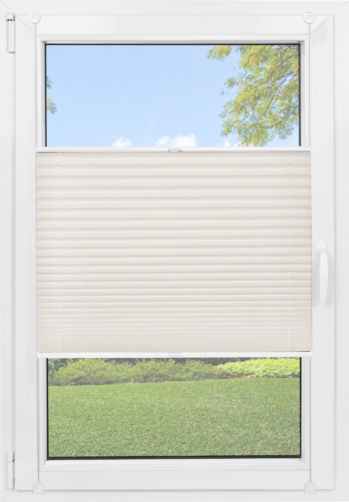 Plisa Termoizolaení plisovaná roleta White Silver 106 cm x volitelná výška