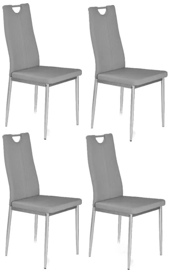 Halmar Jídelní židle K202, v setu 4 ks - cappucino