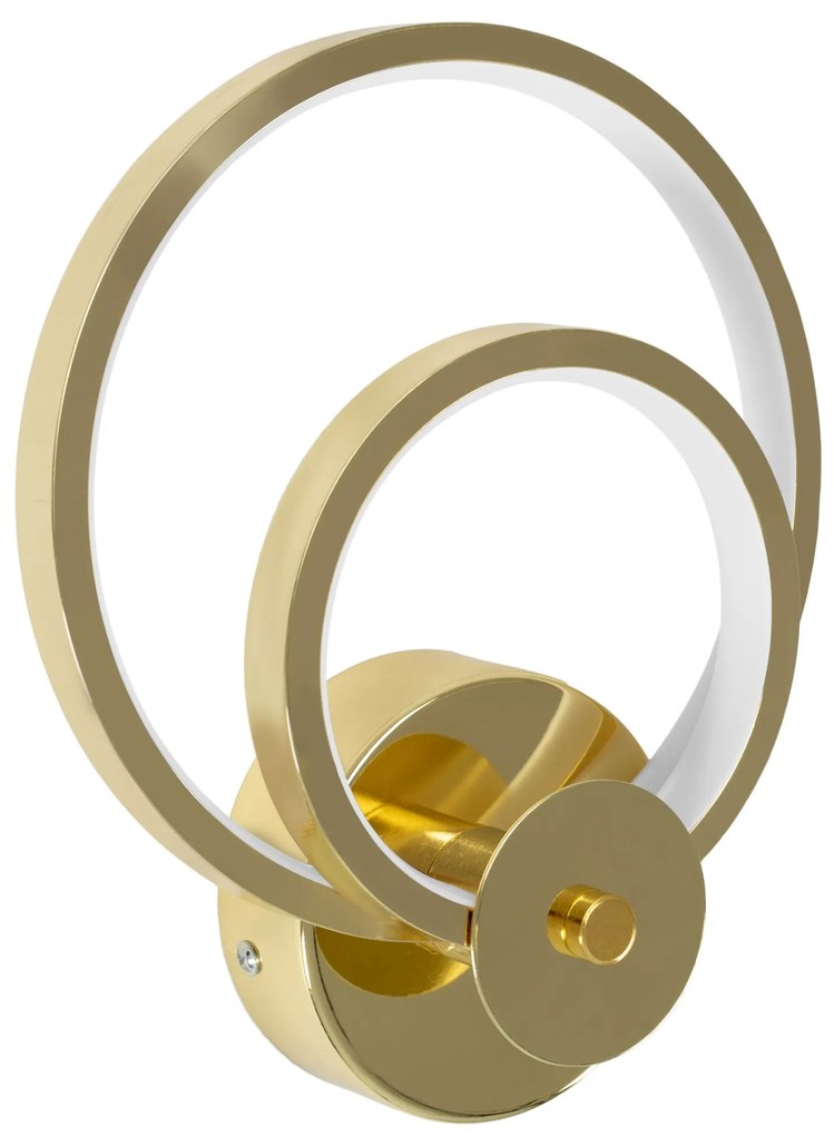 Toolight, LED nástěnné svítidlo APP1043-W, zlatá, OSW-06116