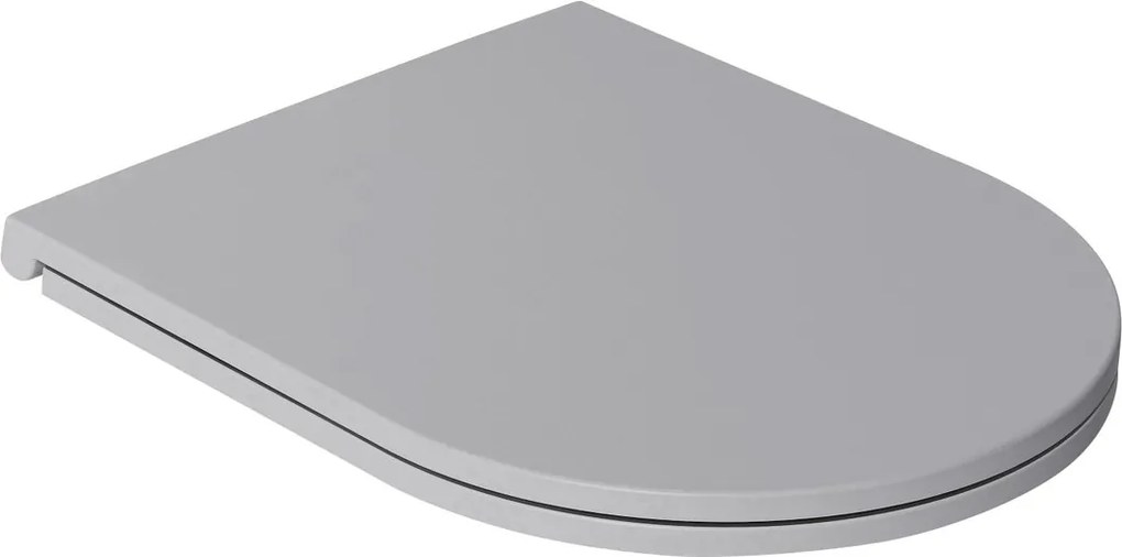 Isvea Isvea, INFINITY WC sedátko SLIM, Easy Take, Soft Close, stone grey, 40KF0547I-S