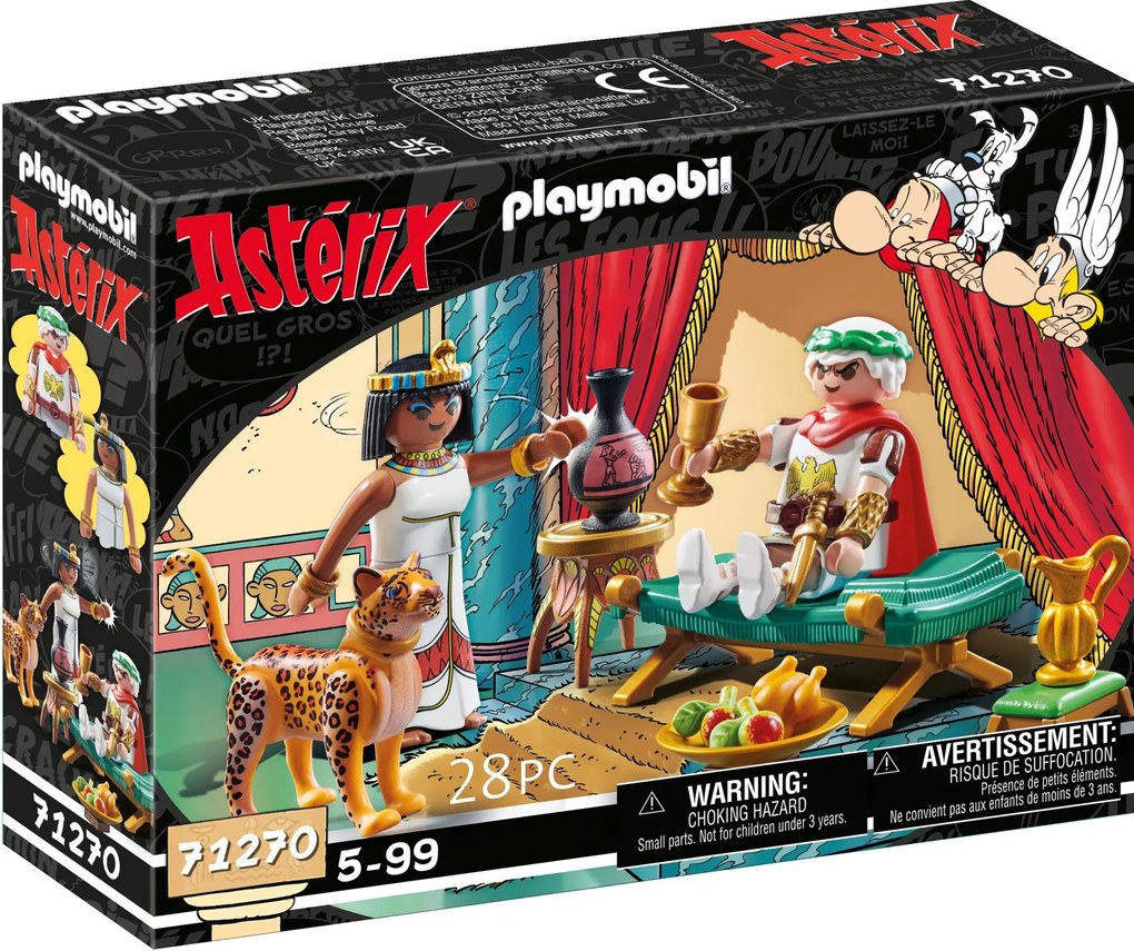 Stavebnice playmobil 71270 asterix: caesar & kleopatra