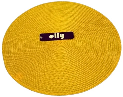 Vesna | Prostírání ELLY kulaté 35 cm sytě žluté