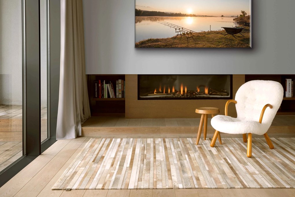 Malvis ® Obraz Pruty na břehu ROZMĚR (šířka x výška): jednodílný obdélník 100x45 cm
