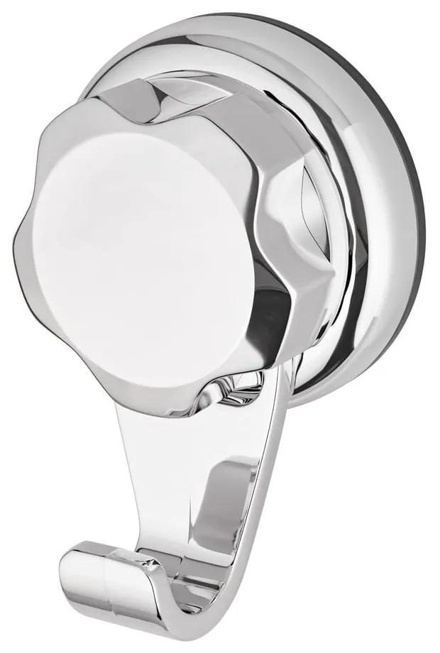 Samodržící kovové háčky v sadě 2 ks ve stříbrné barvě Bestlock Bath – Compactor