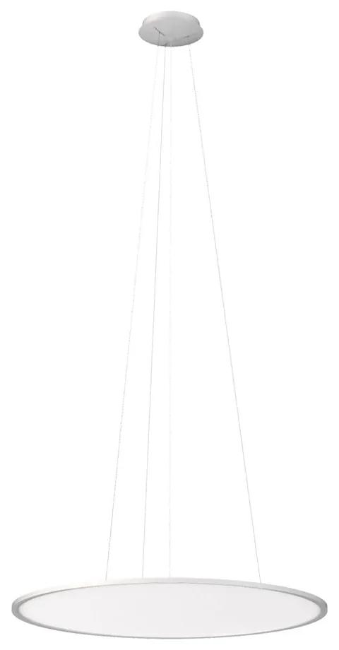 Bílé závěsné svítidlo SULION Alba, výška 200 cm