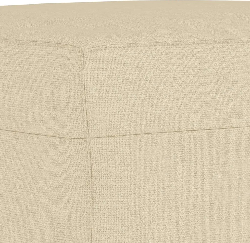 3dílná sedací souprava s poduškami krémová textil 3202128