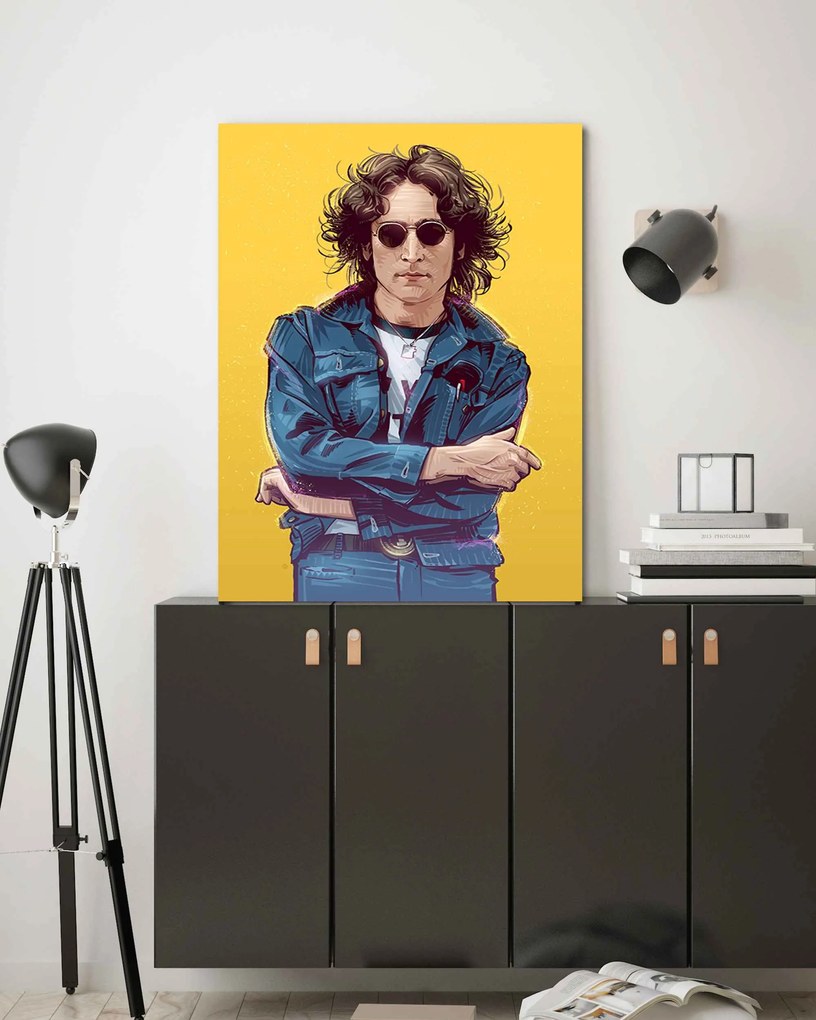 Gario Obraz na plátně Hudba John Lennon v barvě - Nikita Abakumov Rozměry: 40 x 60 cm