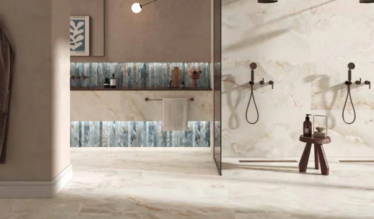 Dlažba Bottega Glamour ONICE WHITE 60x120 Mat. Rett. (B71110)