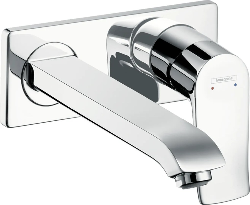 Hansgrohe Metris New, Umyvadlová páková baterie pod omítku, chromová, 31086000