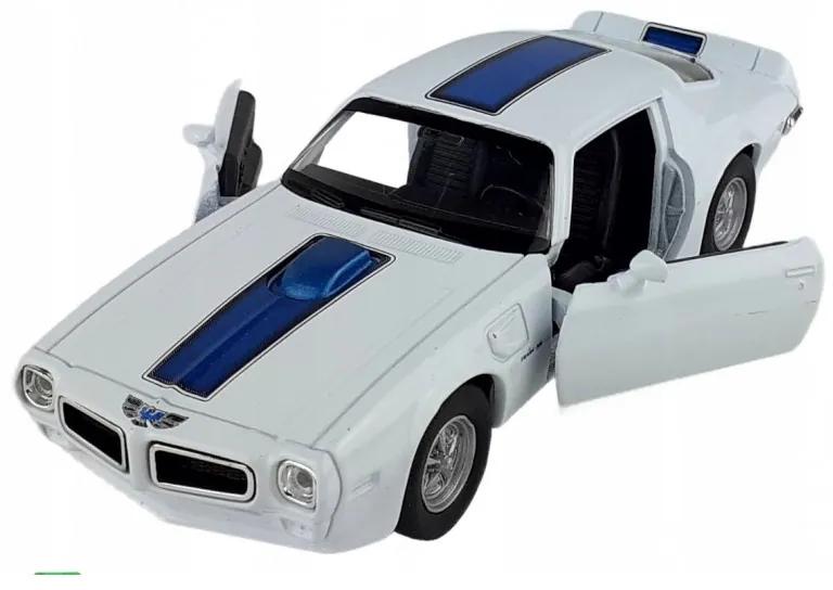 008805 Kovový model auta - Nex 1:34 - 1972 Pontiac Firebird Trans AM Bílá