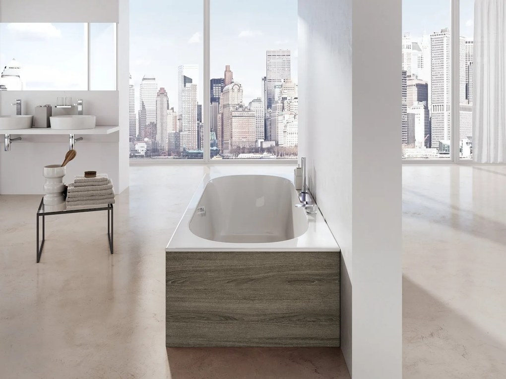 Ravak CITY SLIM 180 x 80 cm C921300000 vana snowwhite