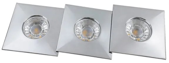 Rabalux 1079 - SADA 3x LED Koupelnové podhledové svítidlo RANDY 3xLED/4W/230V hr