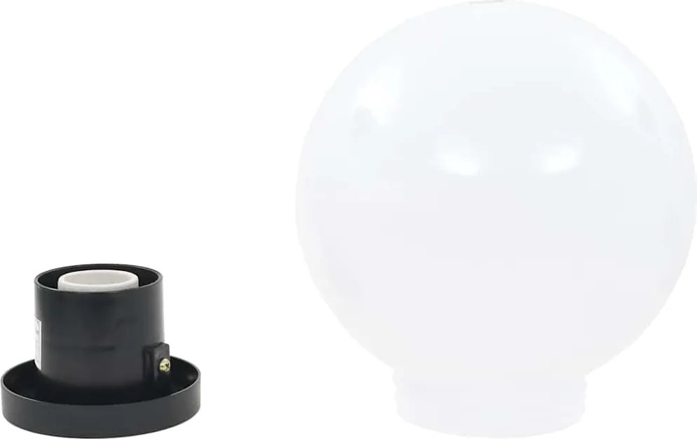 Kulovité LED lampy 4 ks koule 20 cm PMMA 277141