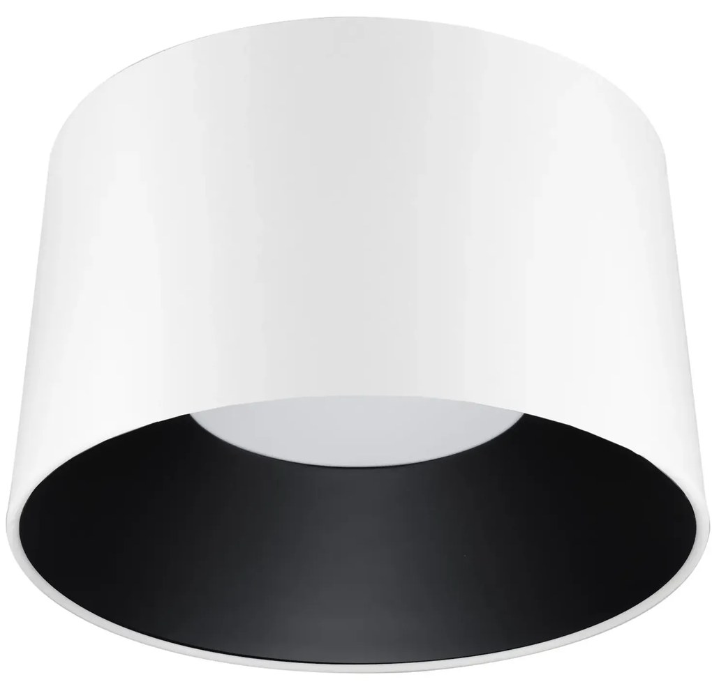 LED bílo-černé moderní stropní svítidlo Atil
