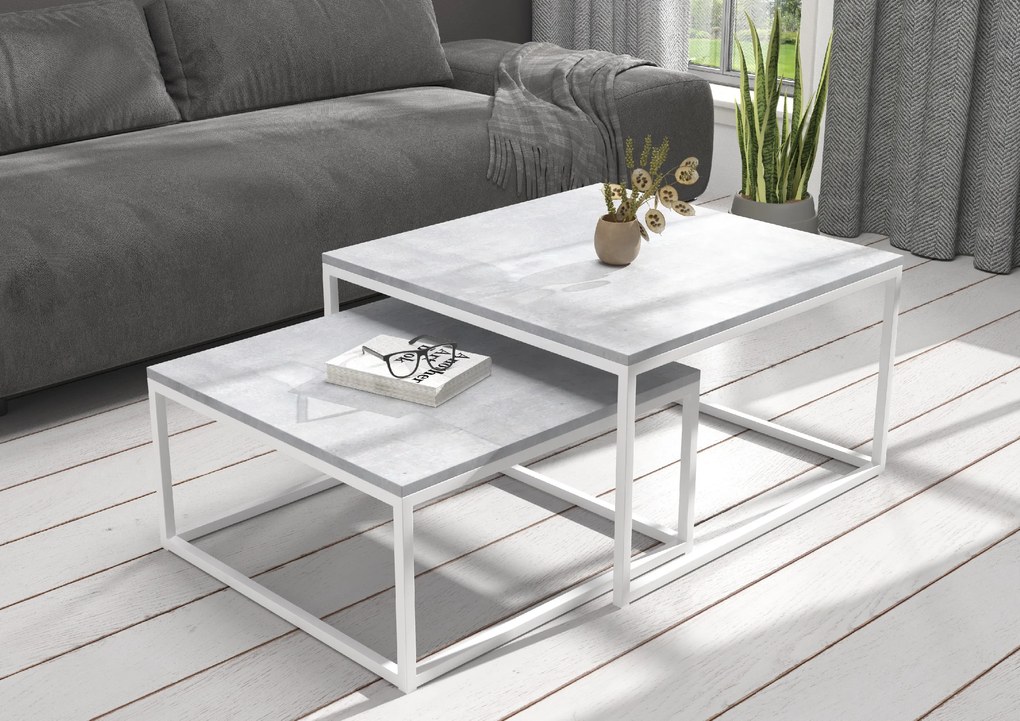 ADRK Furniture Konferenční stolek 2v1 KAMA CT-KAM-W-BE