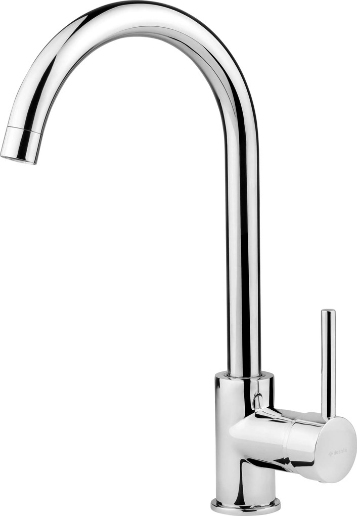 Deante Aster, stojánková dřezová baterie s ECO-provzdušňovačem 4.5 l/min, chromová, DEA-BCAE062M