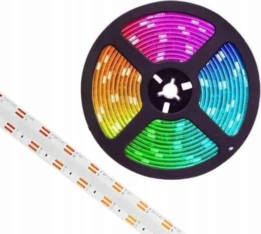Led pásek 7,2W/m Barevný Rgb 12V Vodotěsný IP63 role 25 m