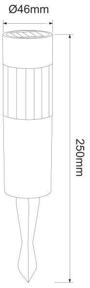 Globo 33253-4 - SADA 4x LED Solární lampa LED/0,06W/3,2V IP44