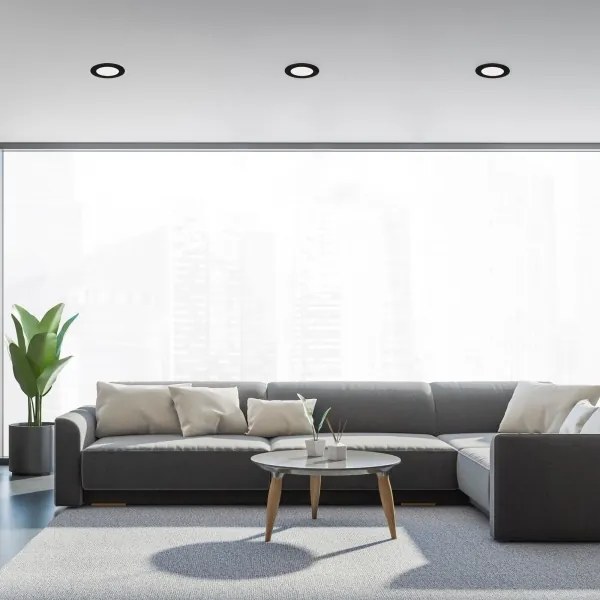 Brilo - SADA 3x LED Koupelnové podhledové svítidlo FLAT LED/6W/230V IP44