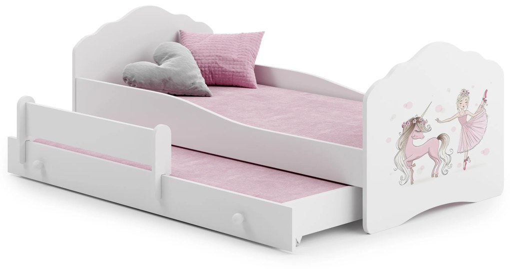 Dětská postel s matracemi CASIMO II 160x80 Motiv: ELEPHANT
