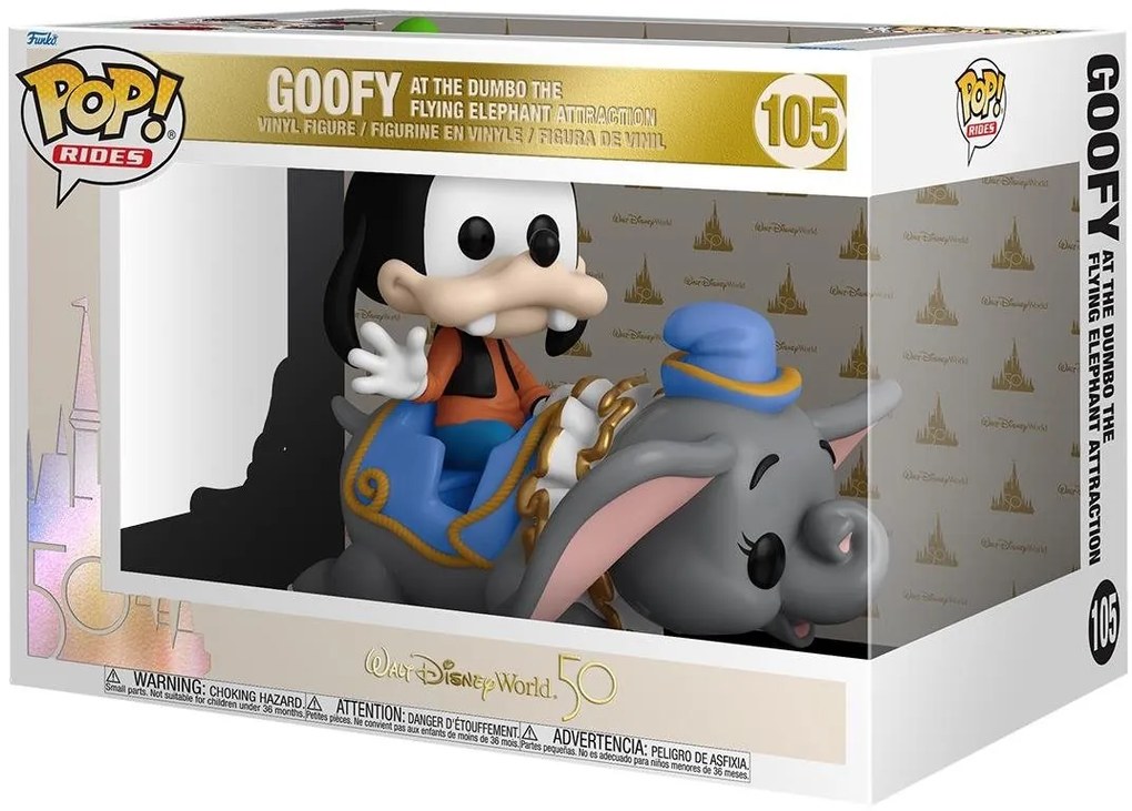 Funko pop ride supdlx: wdw50- dumbo w/goofy