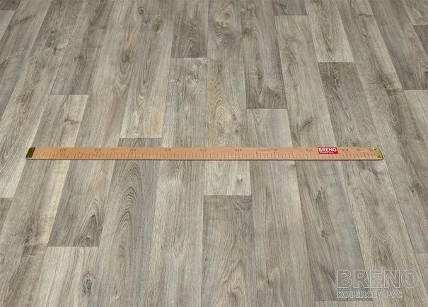 Breno PVC CHROMETEX Tavel 594 – tmavé dřevo, šíře 400 cm