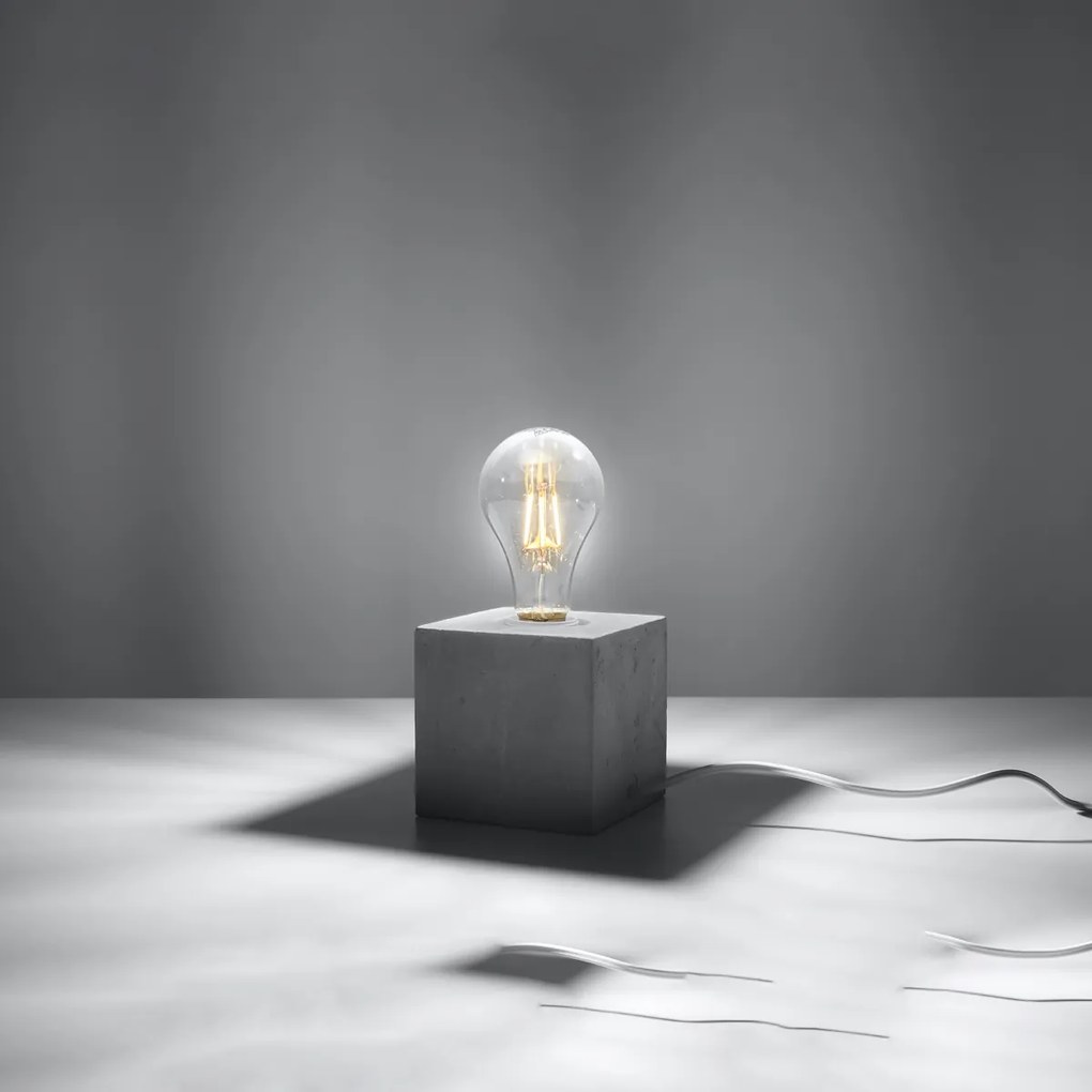 Sollux Lighting Stolní lampa ARIZ beton