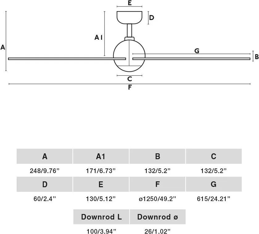 FARO 34273 SFERA M stropní ventilátor, černá s DC motorem - FARO