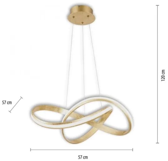 Paul Neuhaus 8291-12 - LED Stmívatelný lustr na lanku MELINDA LED/30W/230V