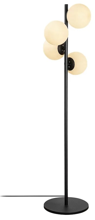 Designová stojanová lampa Qunsia 130 cm černá