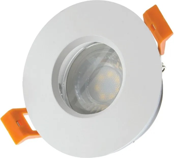 Bodovka do koupelny IP65 FIALE/GU10 bílá barva 83×51 mm