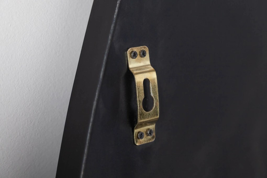 Designové nástěnné zrcadlo Daiwa 90 cm černé