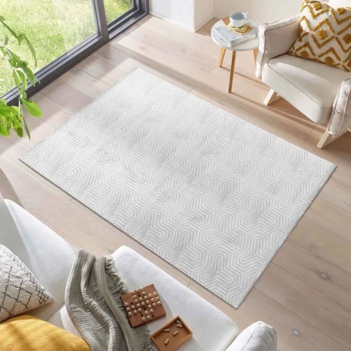 Vopi | Kusový koberec Style 8901 silver - 240 x 340 cm