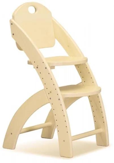 Dřevěná dětská rostoucí židle Klára č.407/1, masiv smrk DOMESTAV