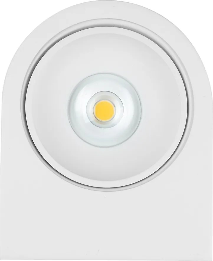 Nástěnné svítidlo Luce, 1x bílé kovové stínítko, w