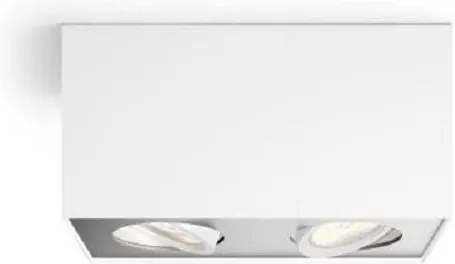 Philips 50492/31/p0 led stropní bodové svítidlo box 2x4,5w | 1000lm | 2200-2700k - stmívatelné, eyecomfort, bílá