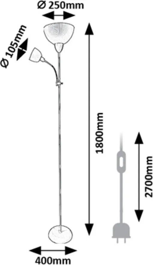 Rabalux ACTION PRO stojací lampa 74103
